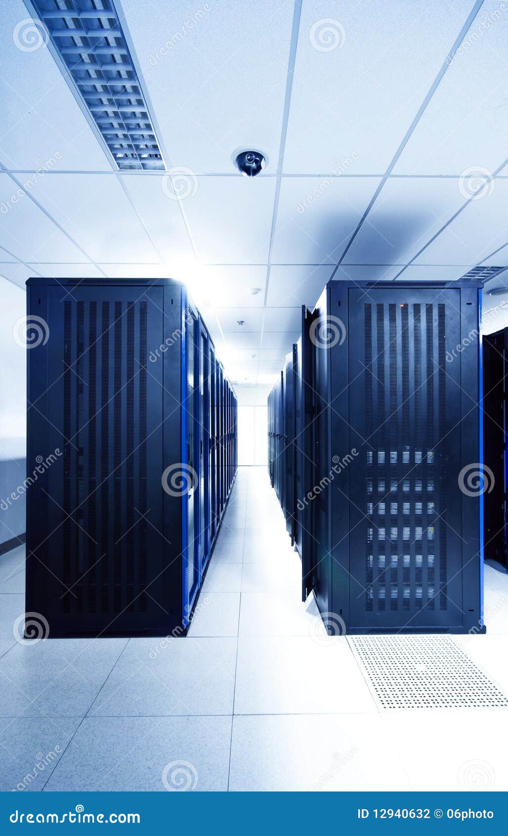Server room stock photo. Image of cluster, communications - 12940632