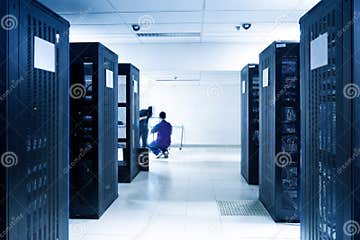 Server room stock image. Image of equipment, people, firewall - 12940685