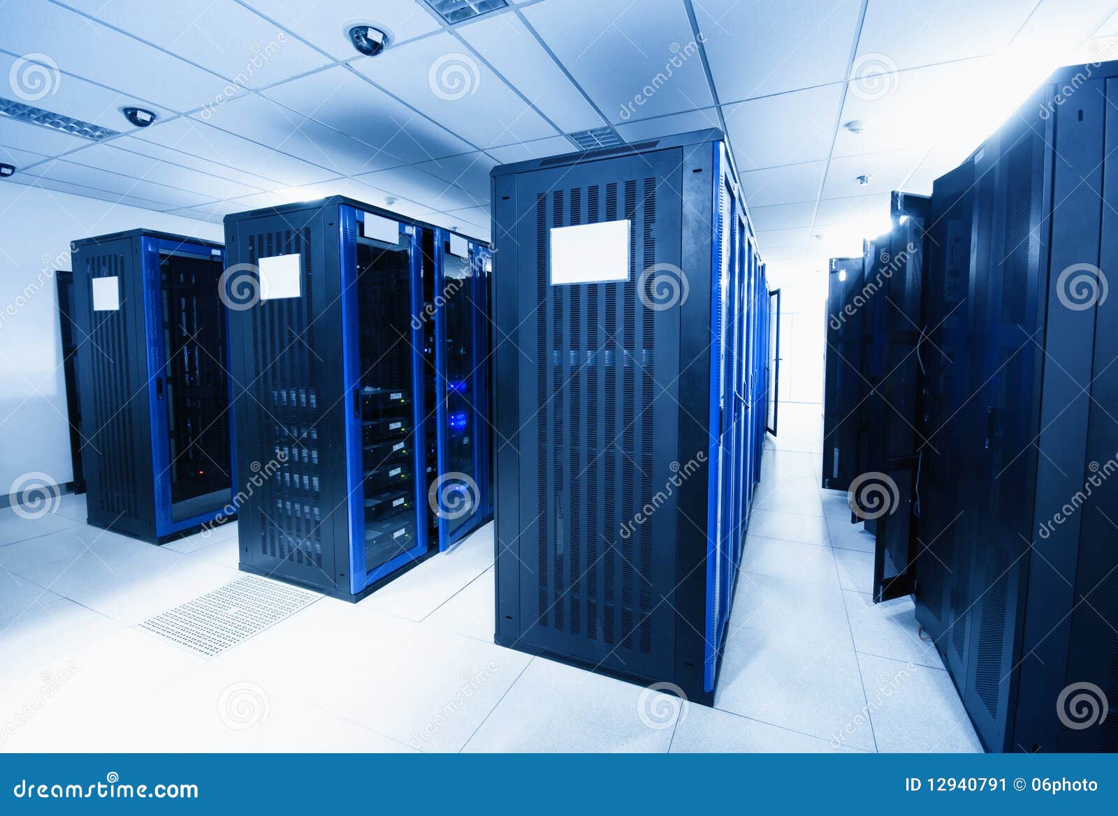 Server room stock image. Image of port, hardware, digital - 12940791