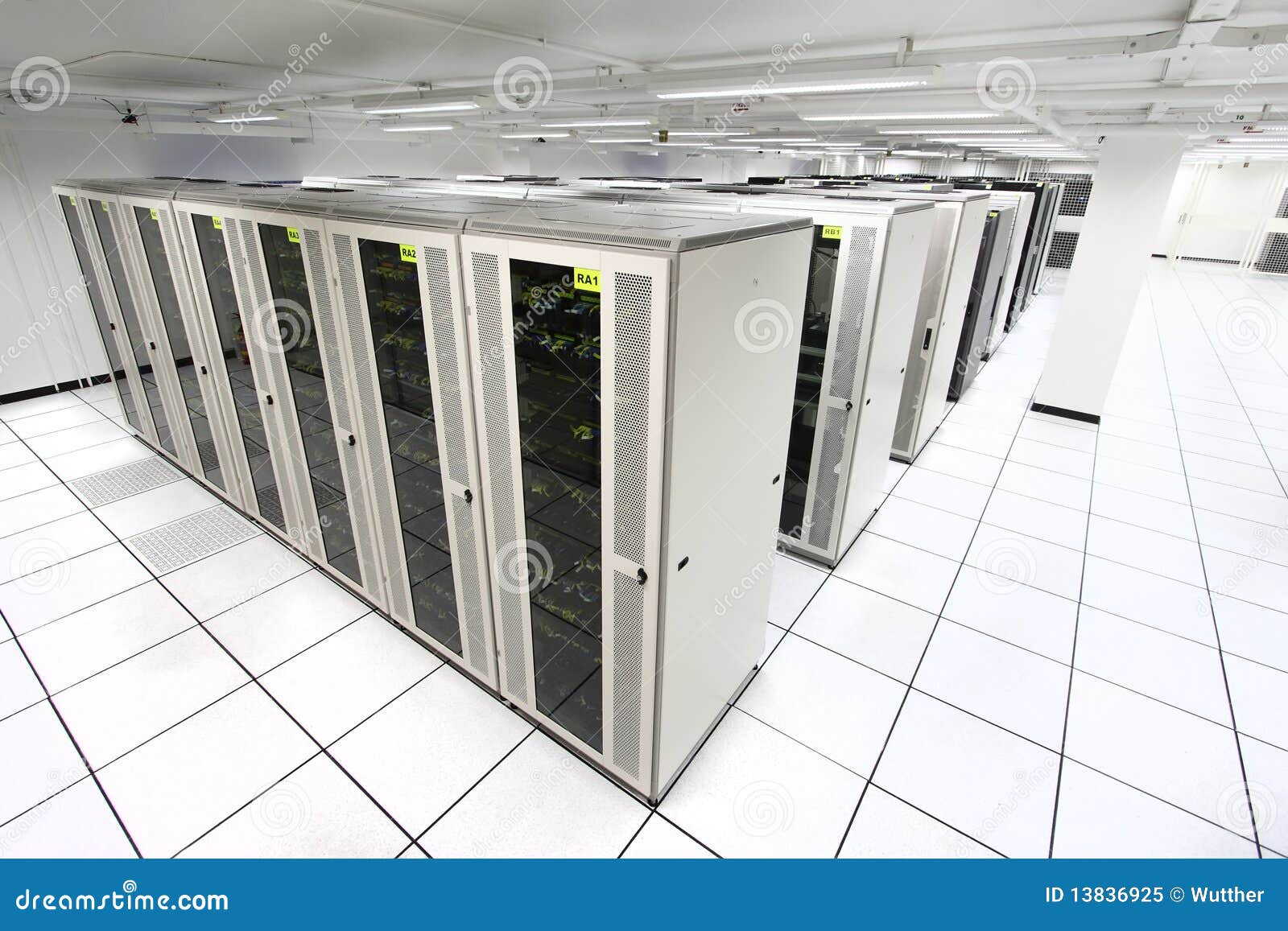 Server room stock image. Image of console, digital, center - 13836925