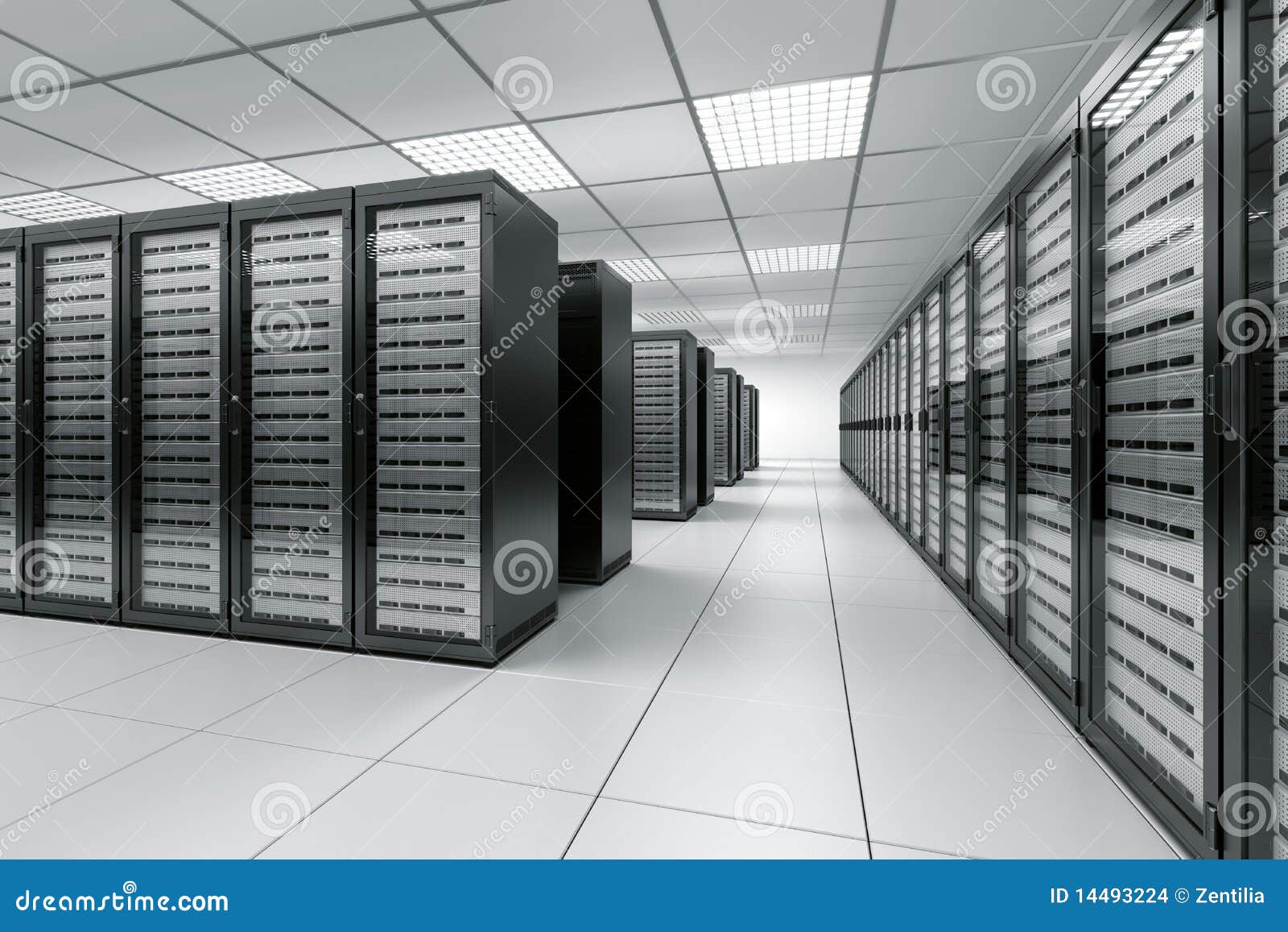 Server Room Datacenter Stock Photo | CartoonDealer.com #55053138