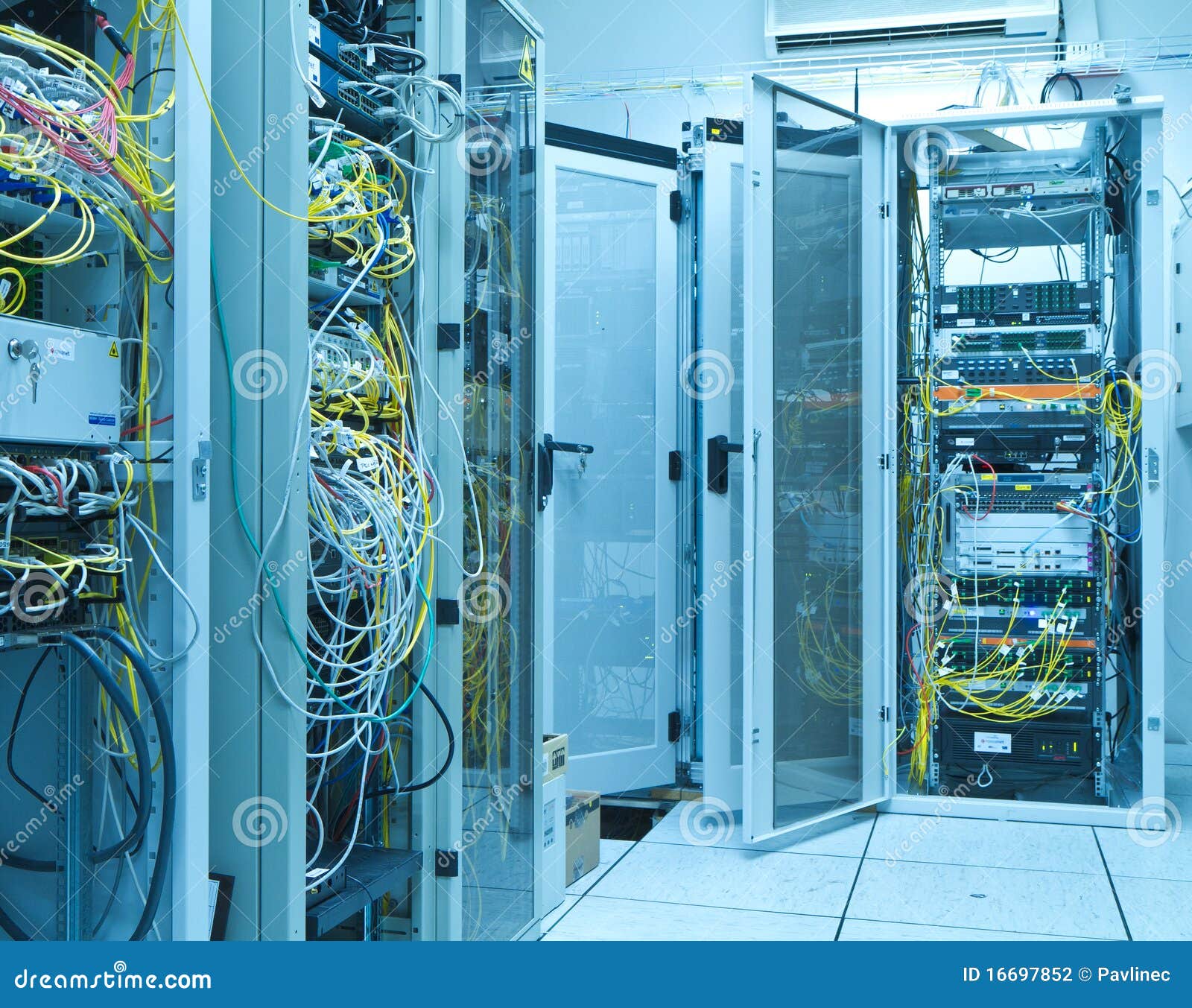 Server room stock photo. Image of computer, cat6, host - 16697852