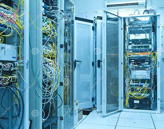 Server room stock photo. Image of computer, cat6, host - 16697852