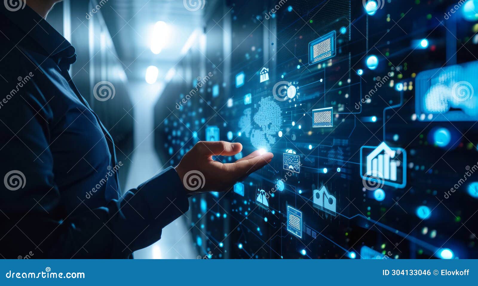 It Server Room in Advanced Datacenter Services Cloud Connections Stock ... It Server Room in Advanced Datacenter Services Cloud Connections Stock ...