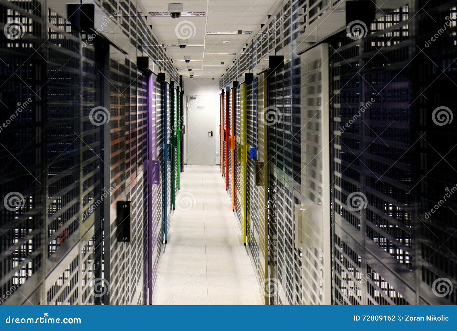 Server room stock photo. Image of technology, telecommunications - 72809162