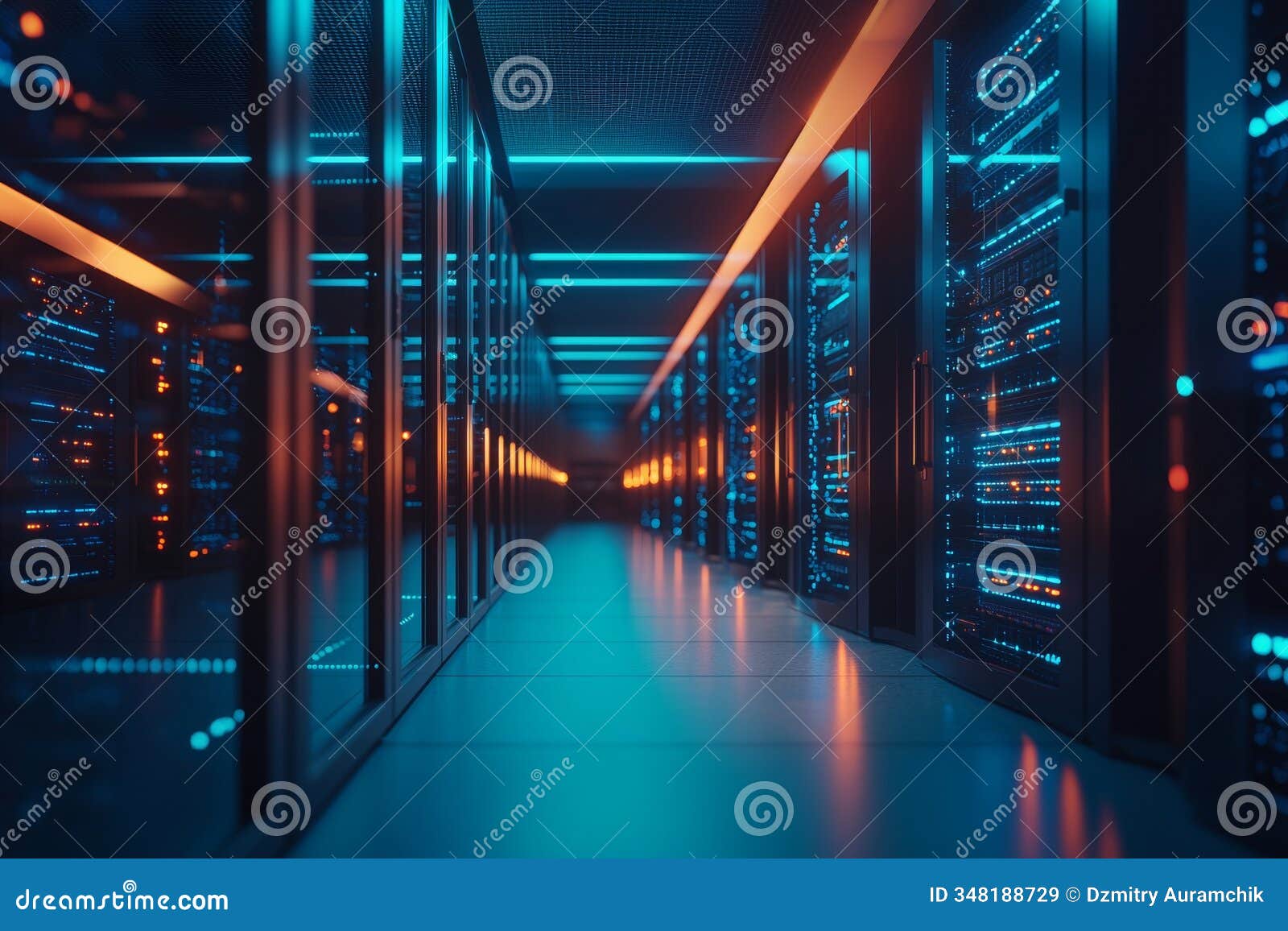 A Server Room with Connectivity and Computing Capabilities, Networking ...