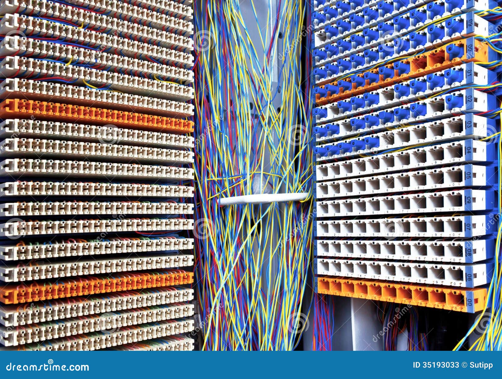 Server Room and Control Board Stock Image - Image of room, media: 35193033