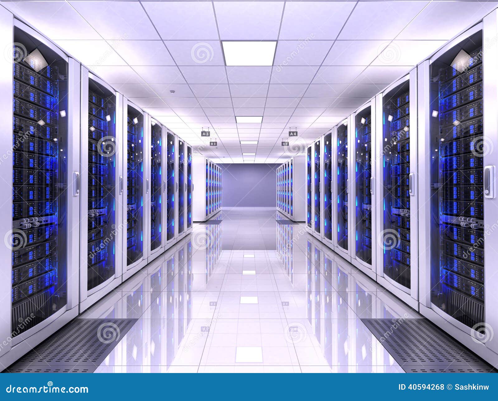 Server room stock illustration. Illustration of performance - 40594268