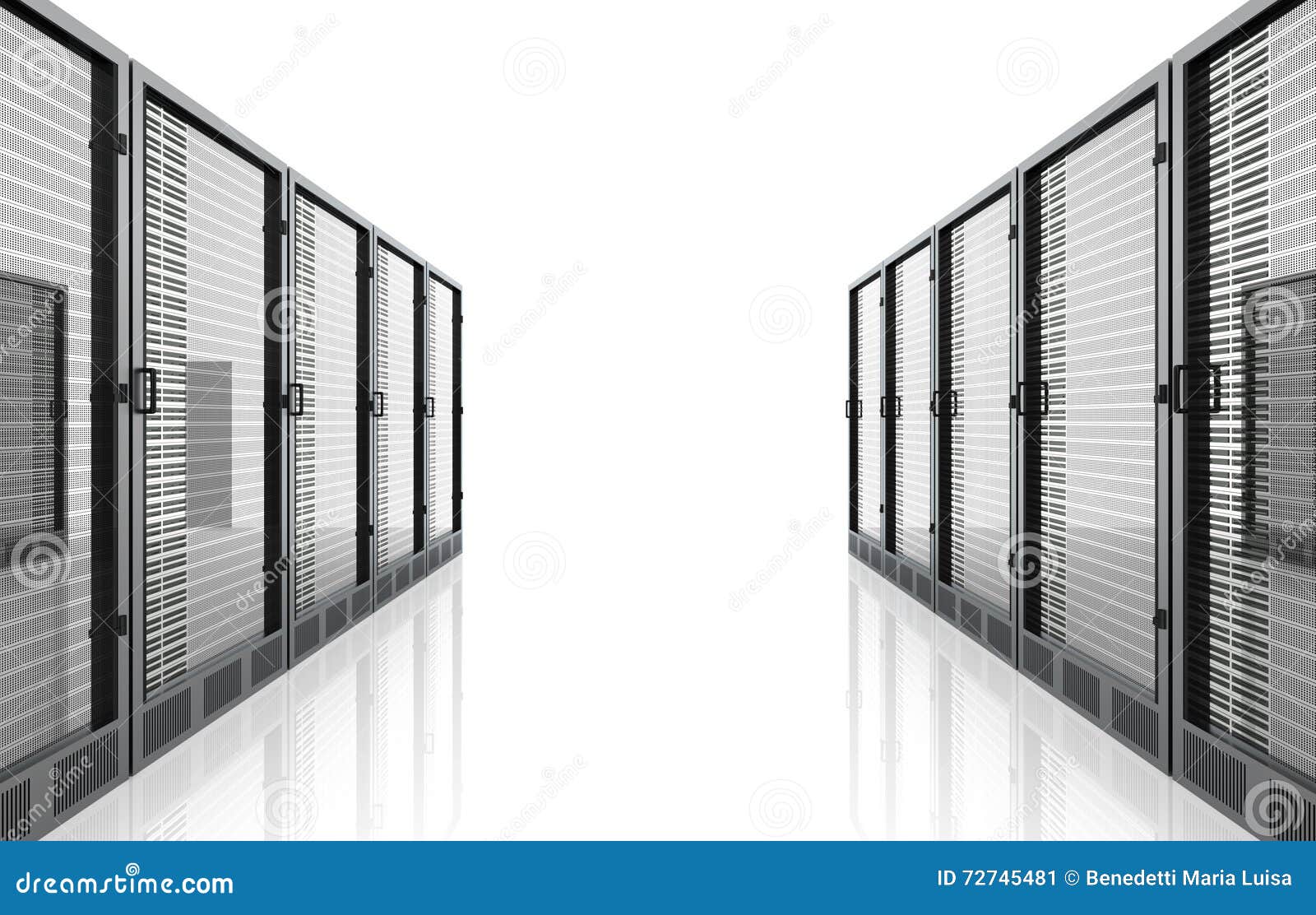 Server Room stock illustration. Illustration of equipment - 72745481