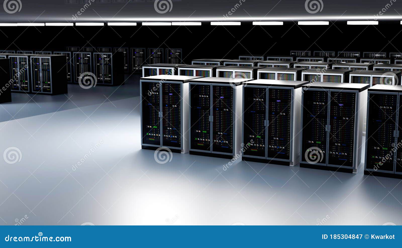 Server Room Data Center. Backup, Hosting, Mainframe, Farm and Computer ...