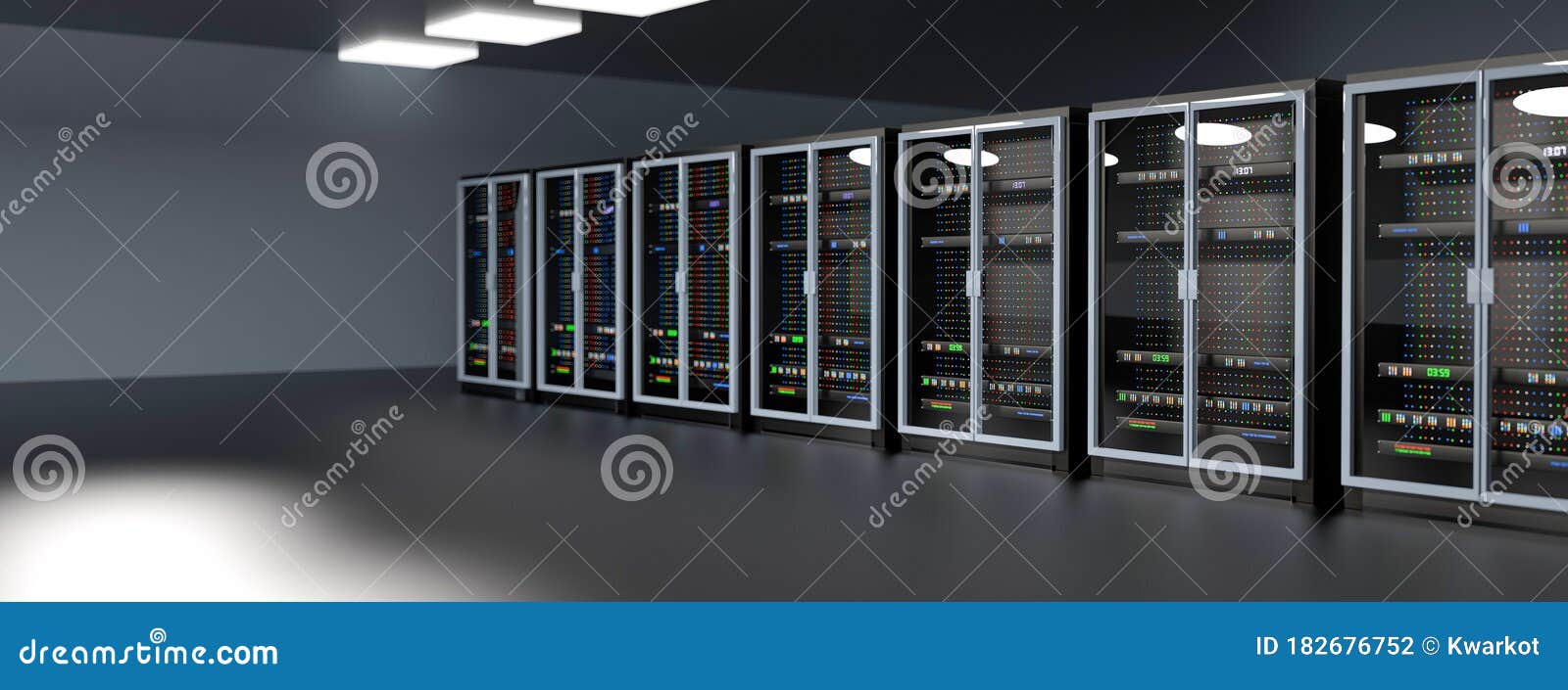 Server Room Data Center. Backup, Hosting, Mainframe, Farm and Computer ...