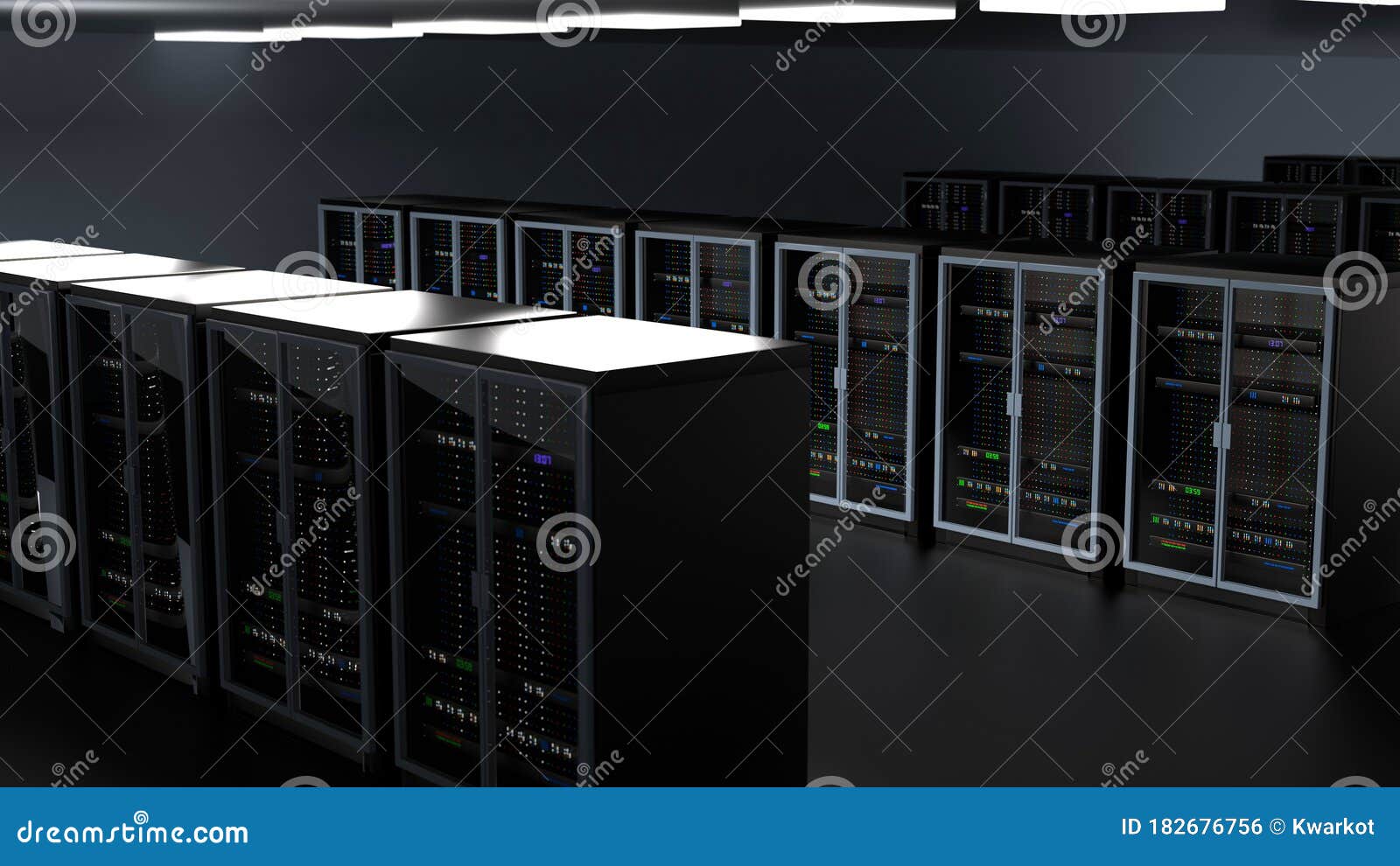 Server Room Data Center. Backup, Hosting, Mainframe, Farm and Computer ...