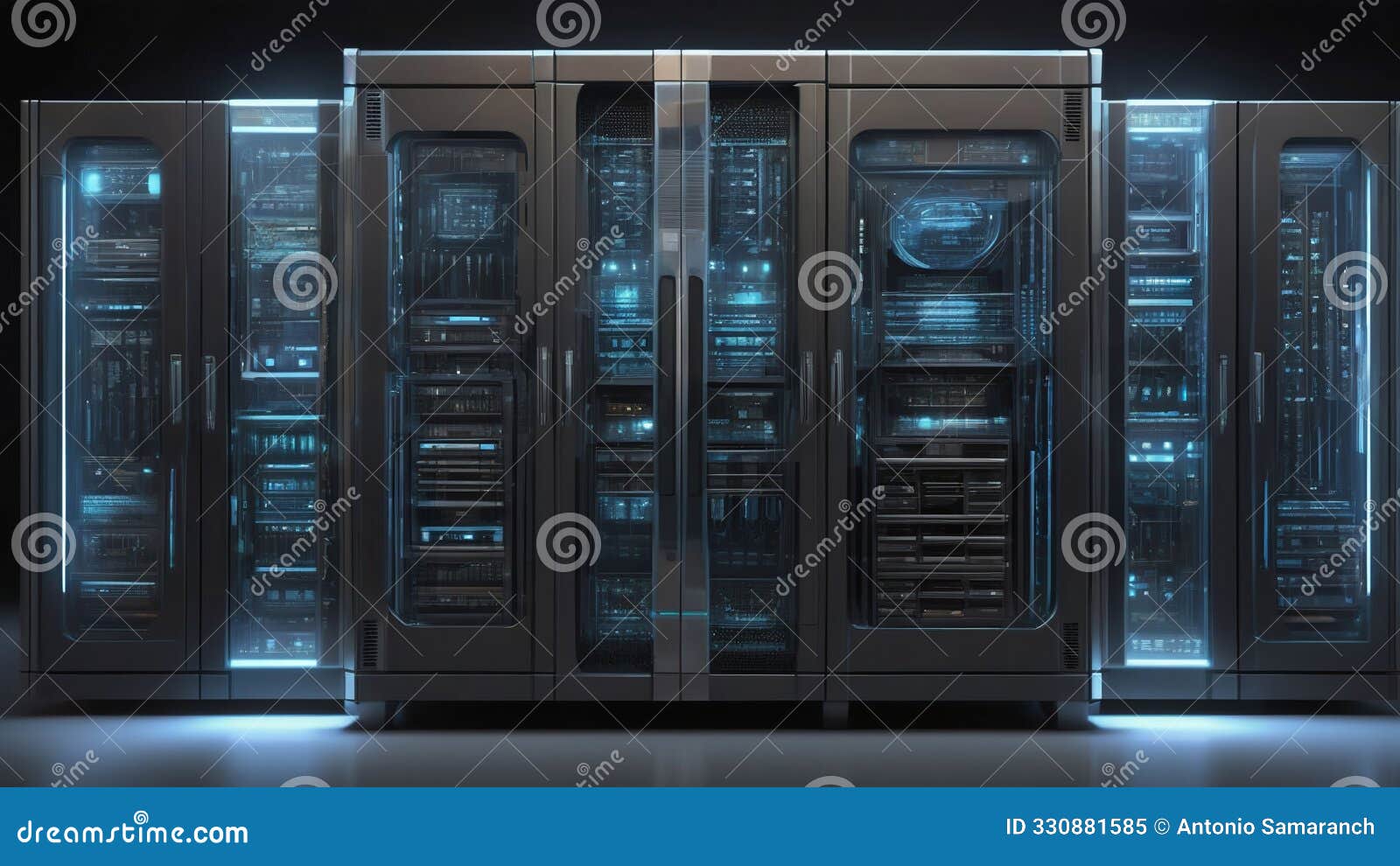 Server Room Data Center. Backup, Mining, Hosting, Mainframe and ...
