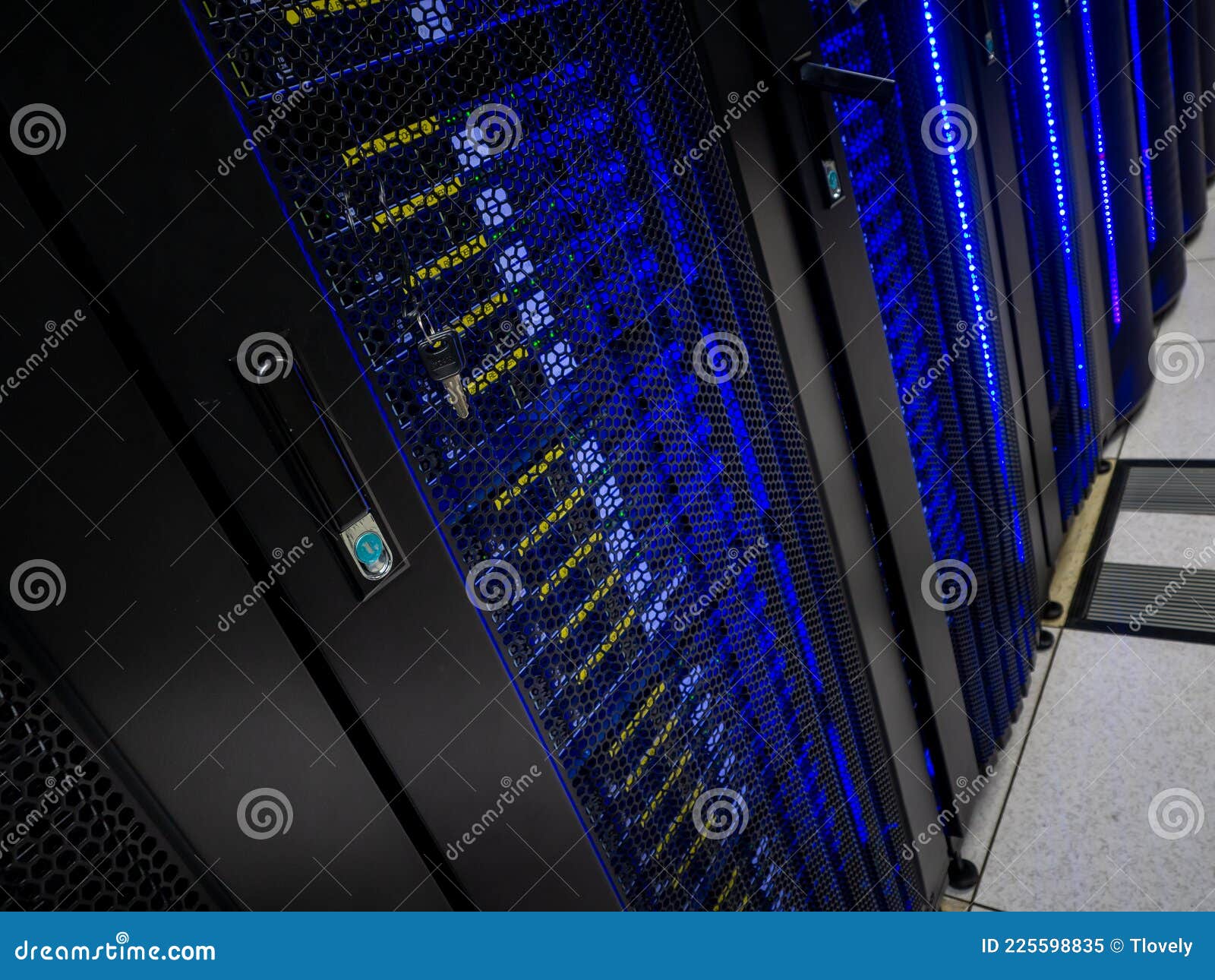 Server Room Data Center. Backup, Mining, Hosting, Mainframe Stock Image ...