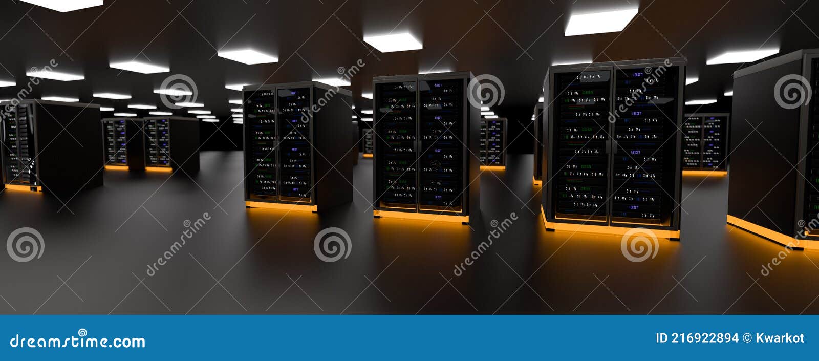 Server Room Data Center. Backup, Mining, Hosting, Mainframe, Farm and ...