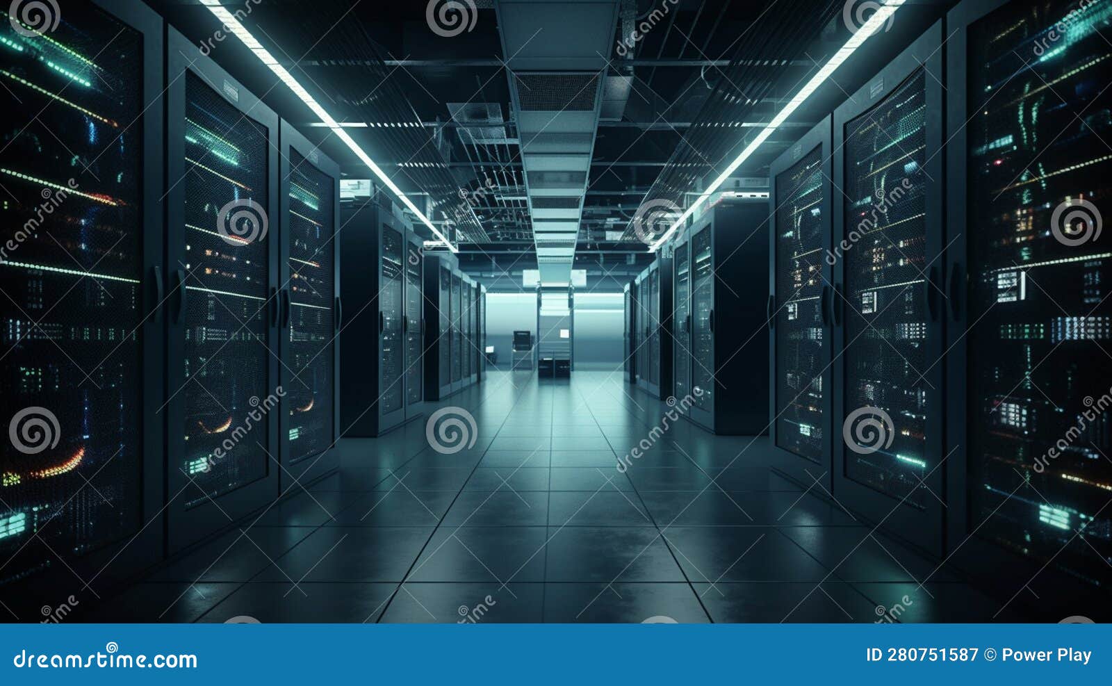 Server Room Data Center Backup Mining Hosting Mainframe Generative Ai ...