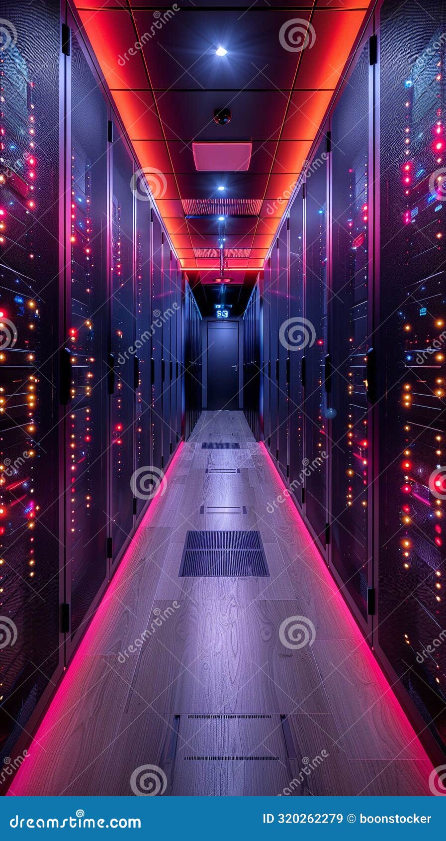 Server Room Data Center. Connectivity and it Evolution Stock ...