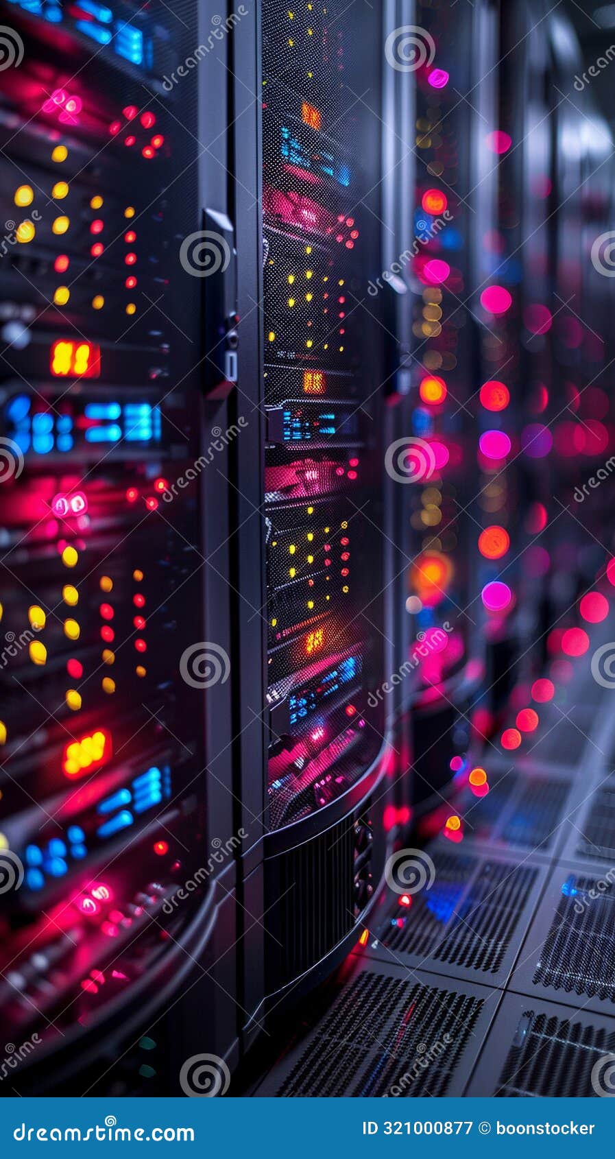 Server Room Data Center. Connectivity and it Evolution Stock ...