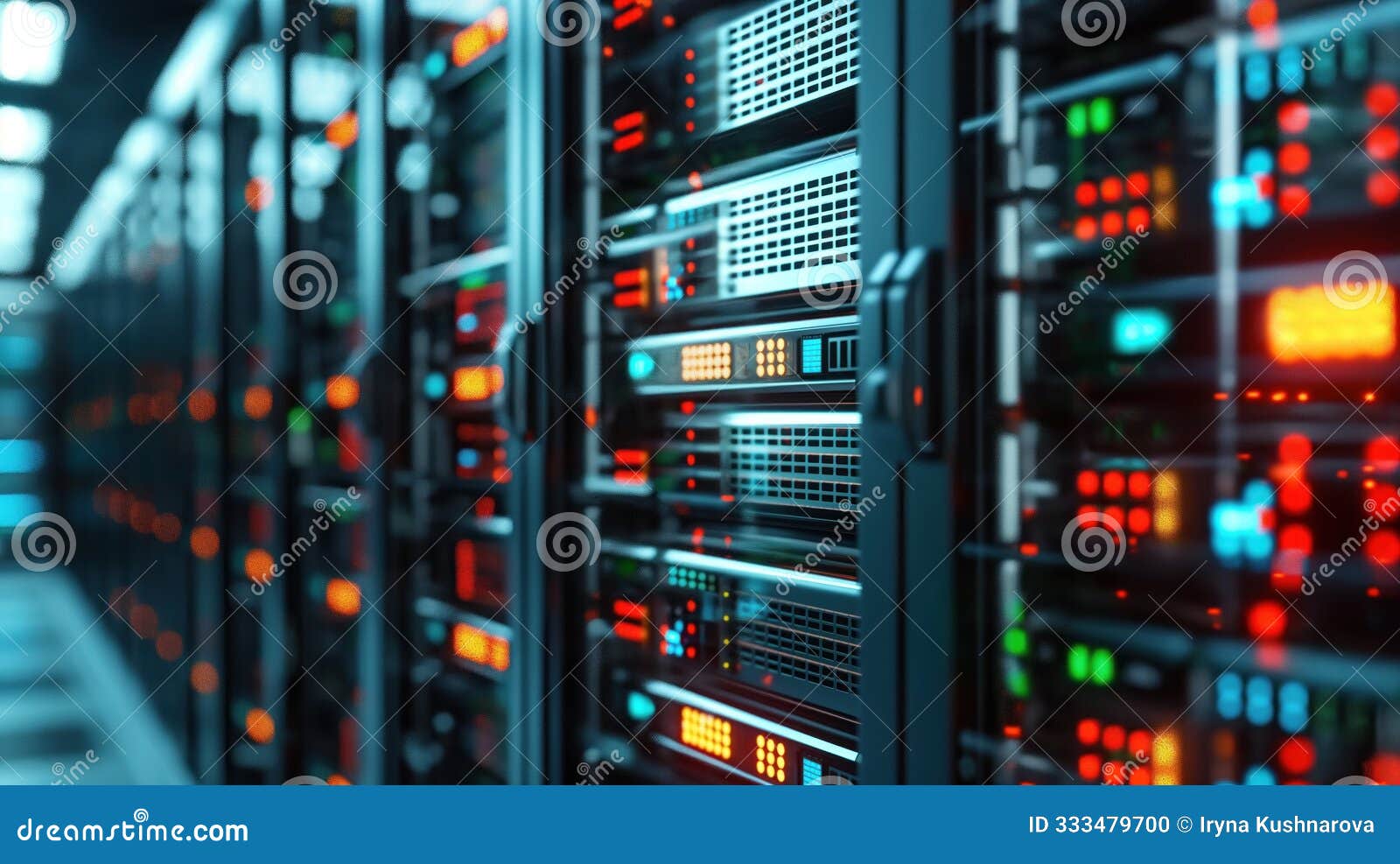 Server Room Data Center Features Modern Rack LED Console for Optimal ... Server Room Data Center Features Modern Rack LED Console for Optimal ...