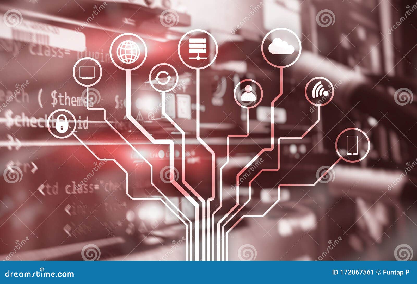 Server Room ICT Information Communication Technology Wireless Internet ...