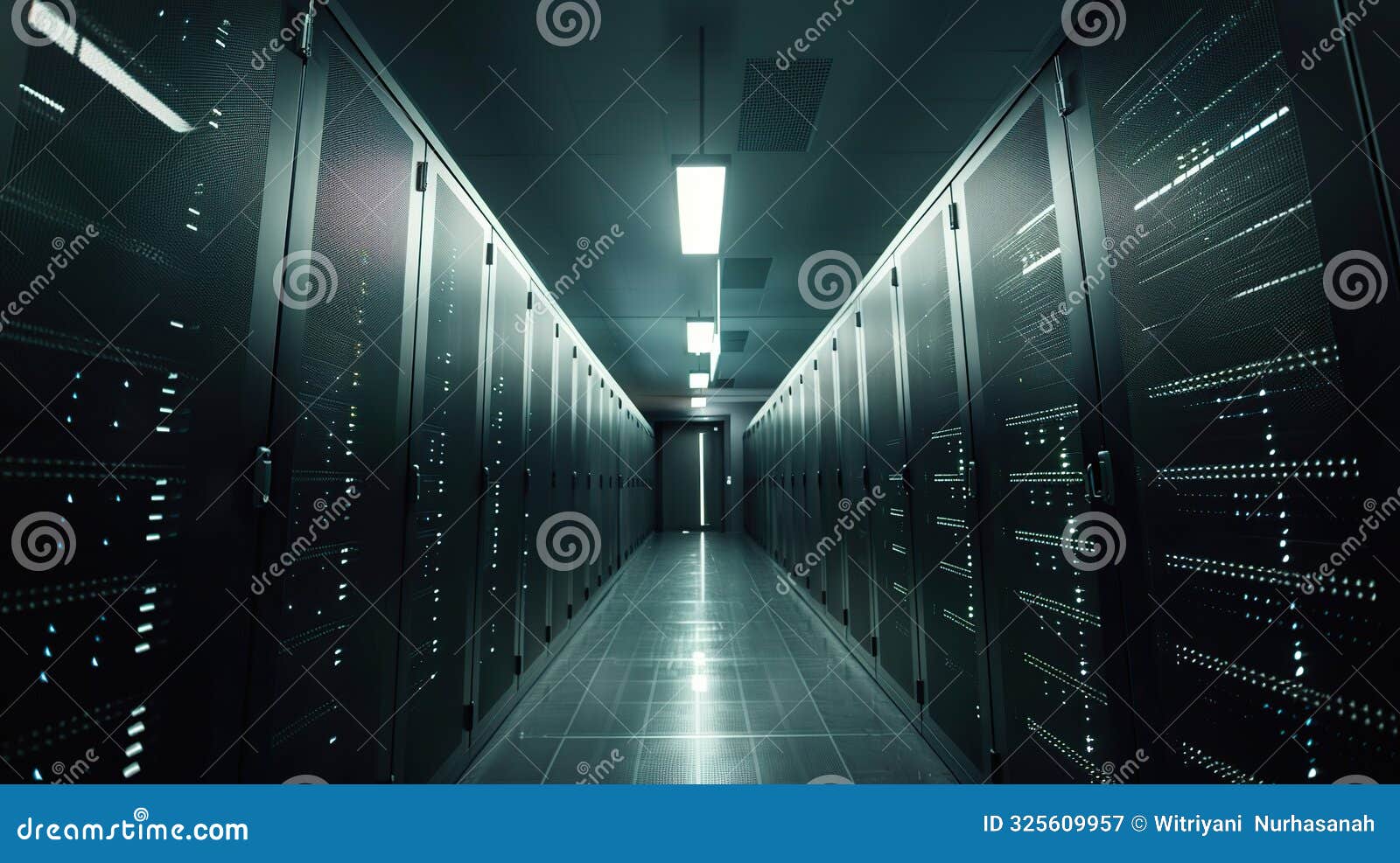 Server Room Interior stock illustration. Illustration of room - 325609957