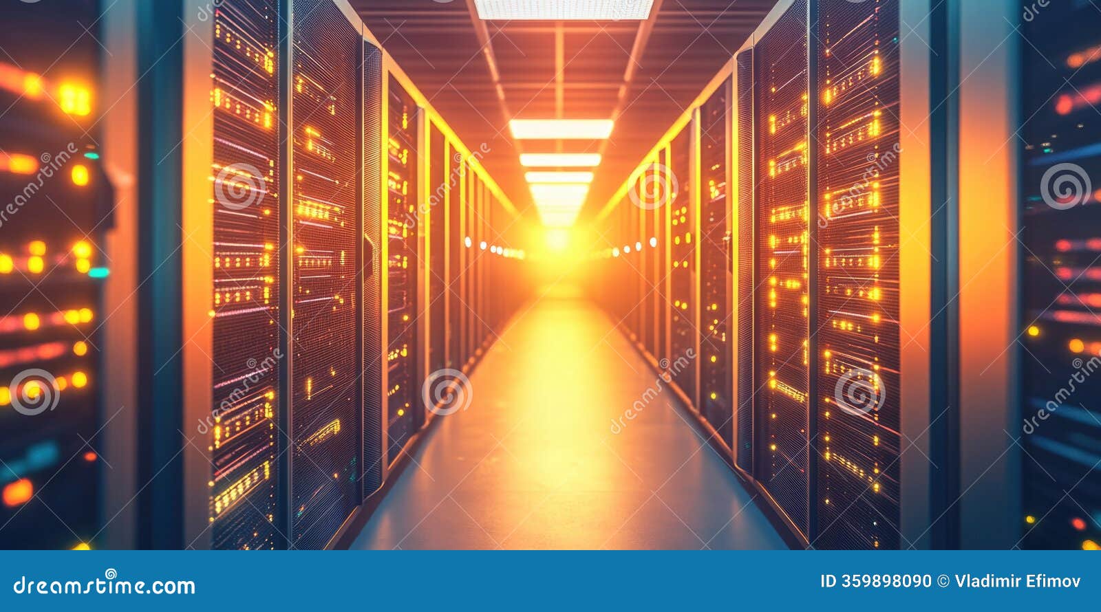 Server Room Interior stock photo. Image of machines - 359898090