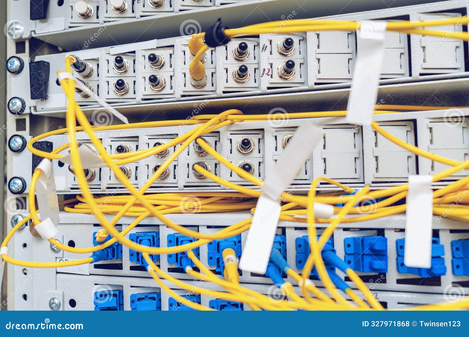 In the Server Room of the Internet Service Provider There are Many ...