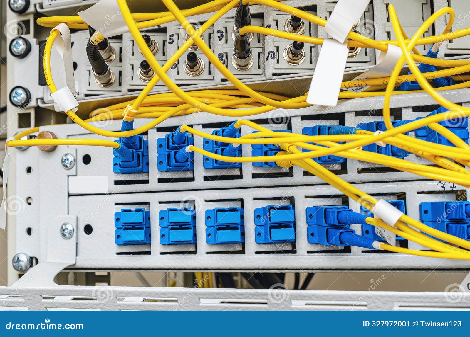 In the Server Room of the Internet Service Provider There are Many ...