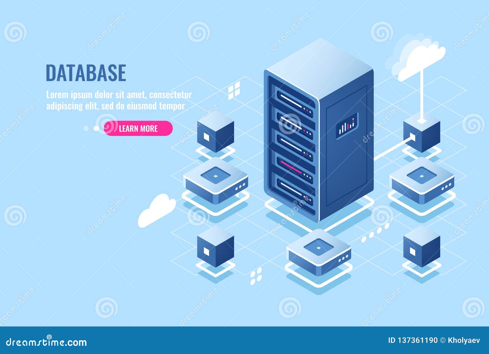 Server Room Isometric Icon, Database Connection, Transfer Data on ... Server Room Isometric Icon, Database Connection, Transfer Data on ...