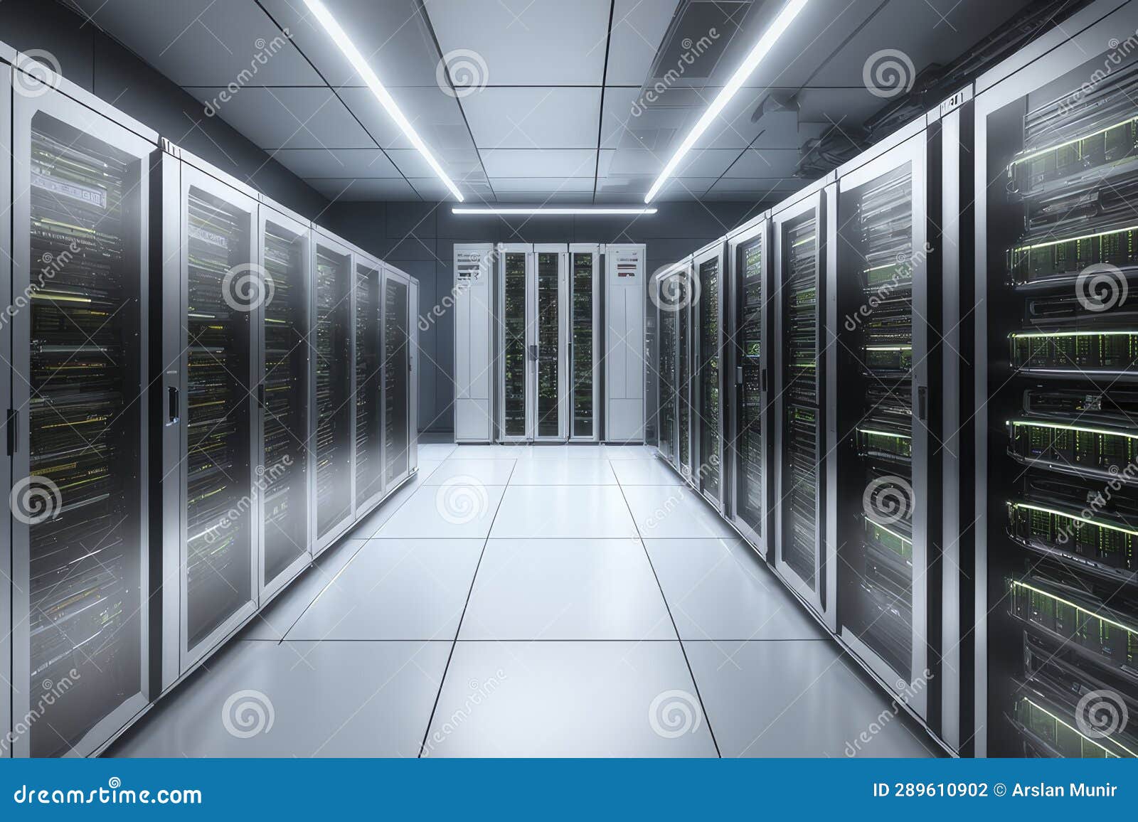 The Server Room during a Maintenance or Upgrade Process Stock ...
