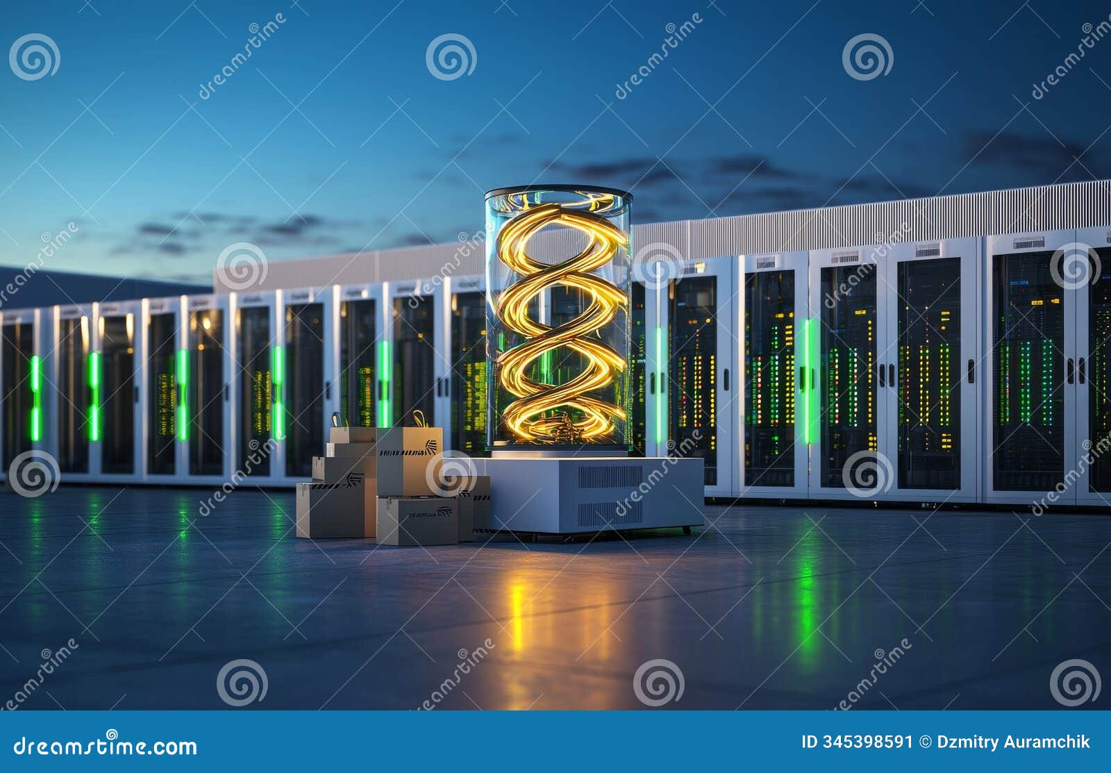 The Server Room of a Quantum Server Network Contains a Quantum Computer ...