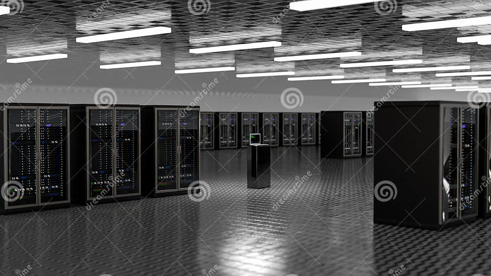 Server Room. Server Data Center. Backup, Mining, Hosting, Mainframe ...
