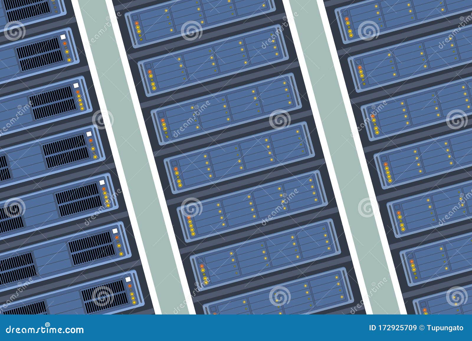 Server room racks stock illustration. Illustration of business - 172925709