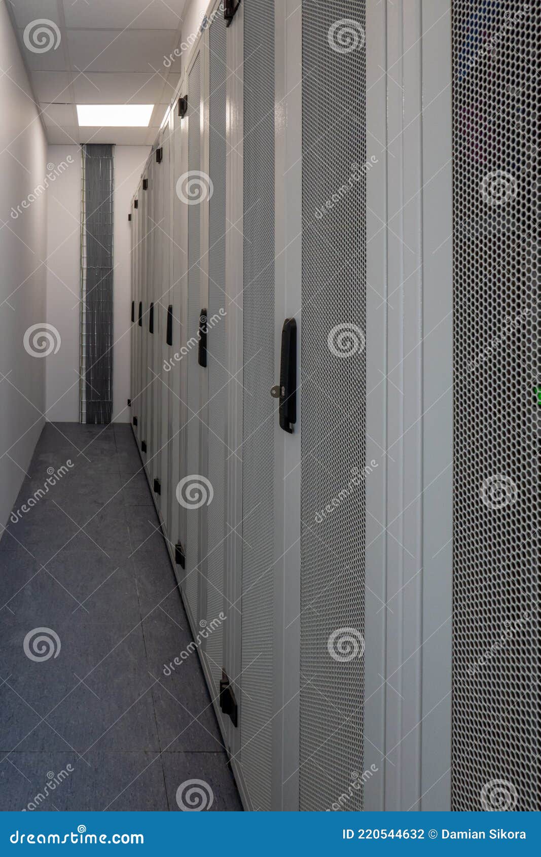 Server Room, Server Cabinets, Rack Stock Photo - Image of datacenter ...