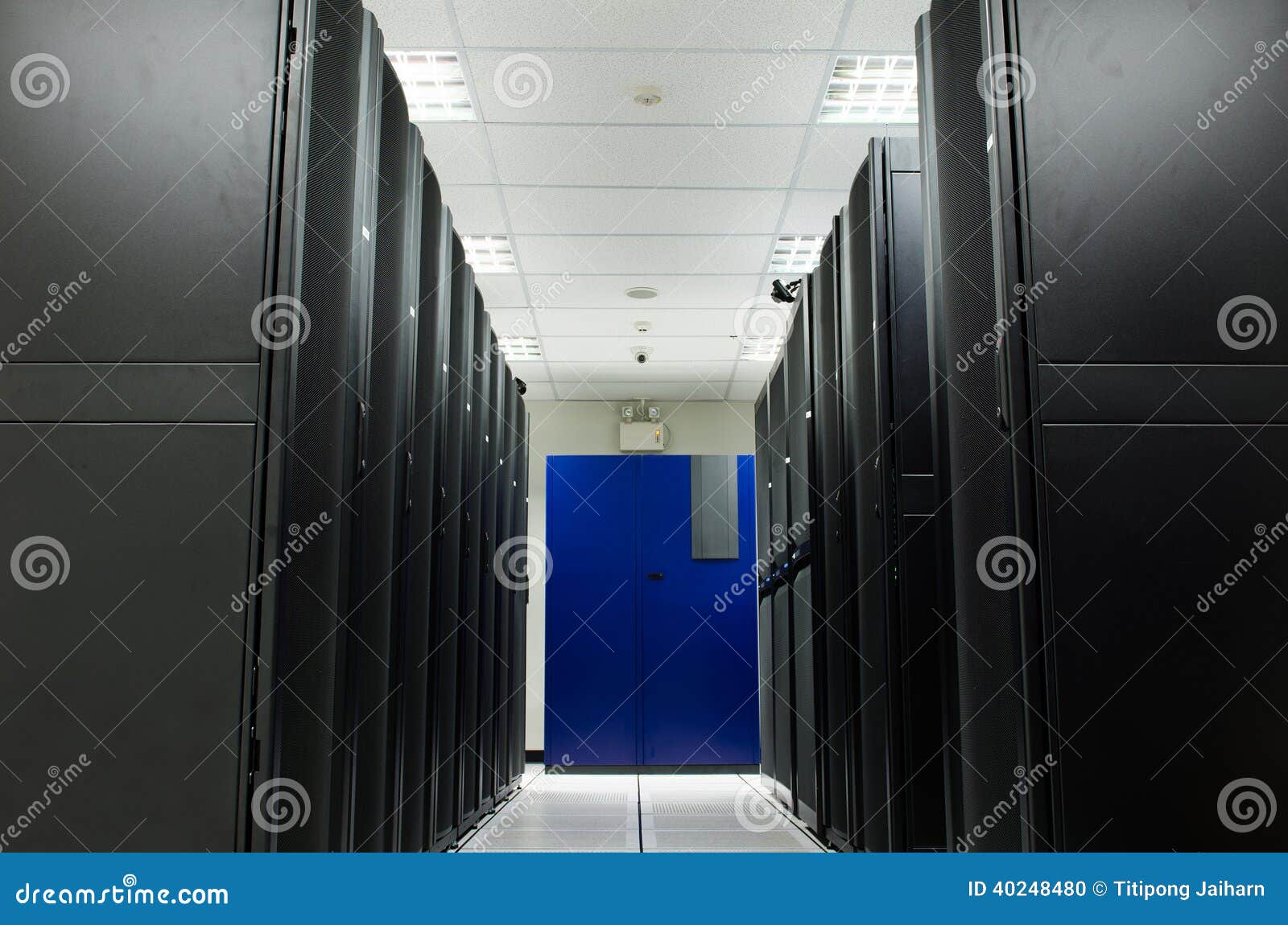 Black Rack Mounted Server Tower Royalty-Free Stock Photo ...