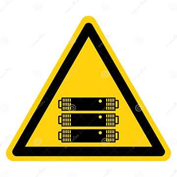 Server Room Symbol Sign,Vector Illustration, Isolate on White ...