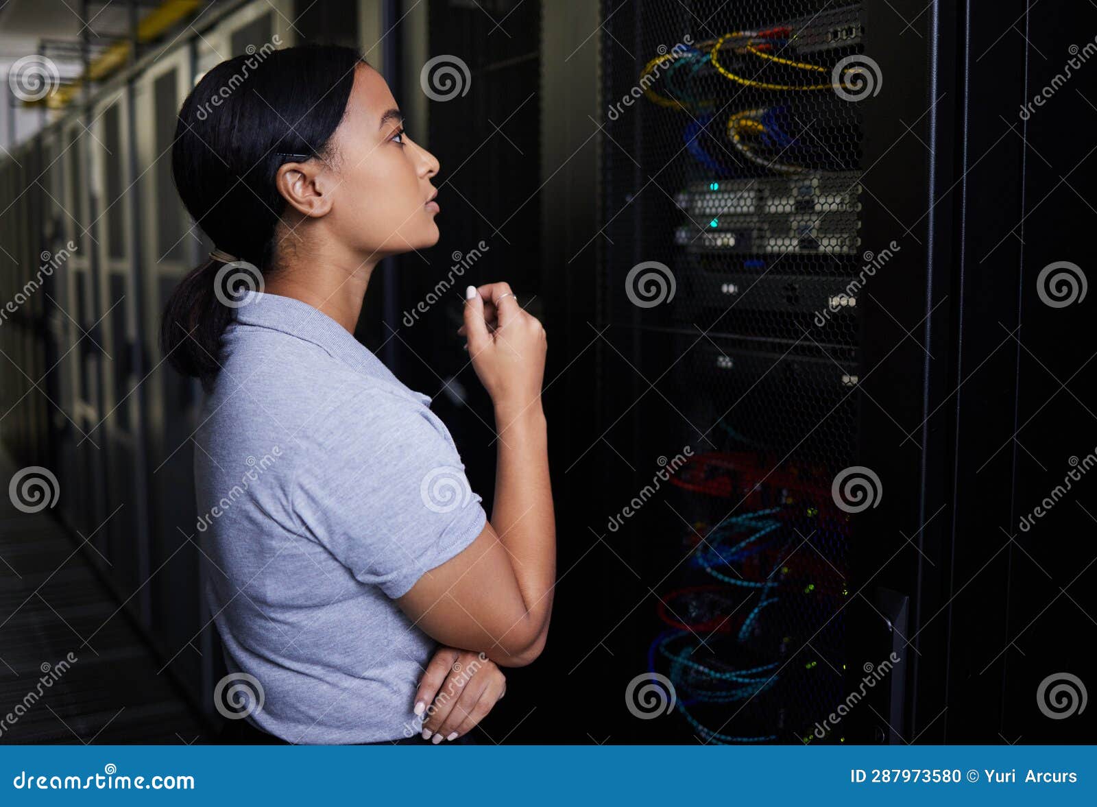 Server Room, Thinking or Engineer for Hardware or Cybersecurity or ...