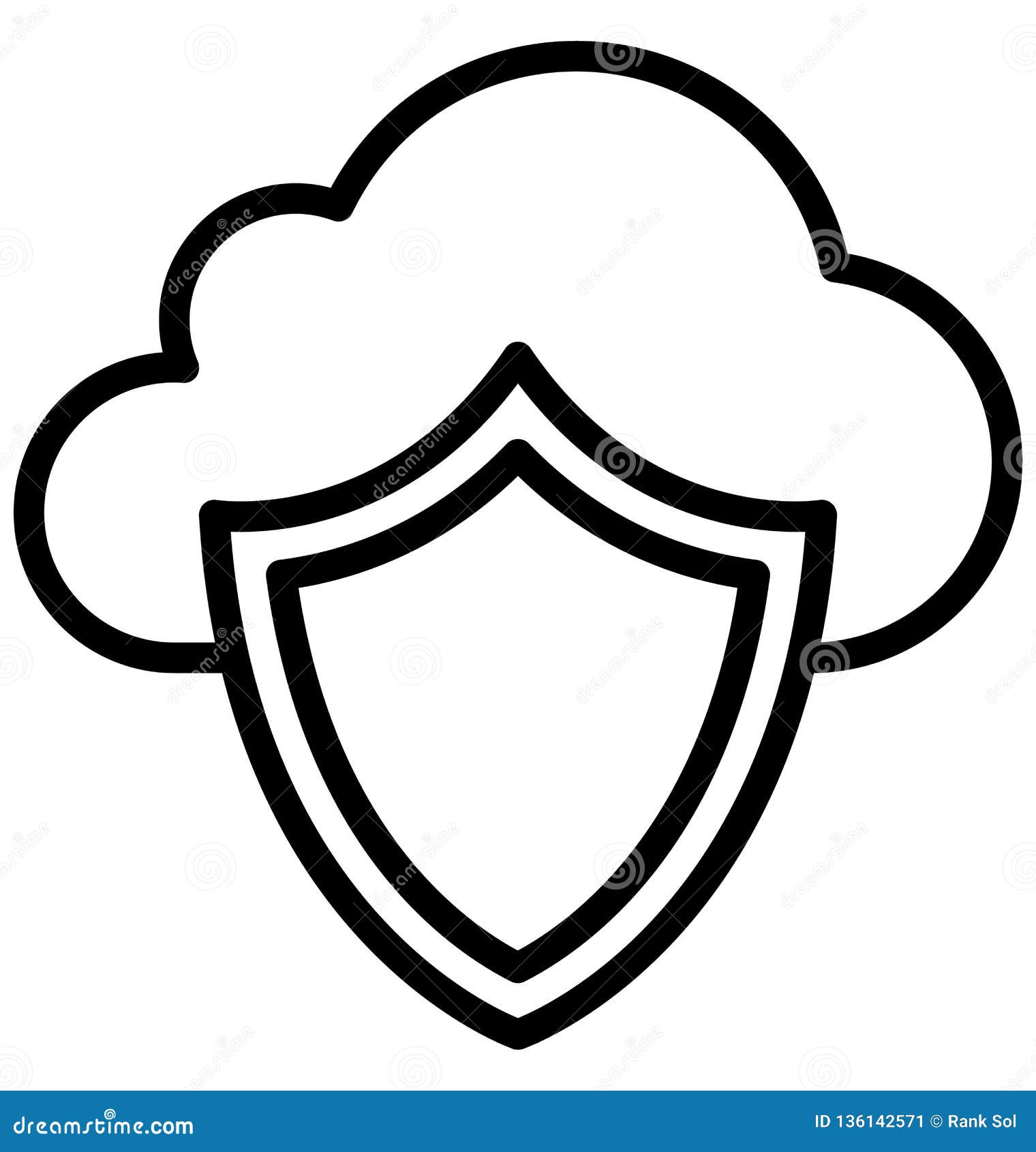 Server Security Isolated Vector Icon That Can Easily Modify Or Edit