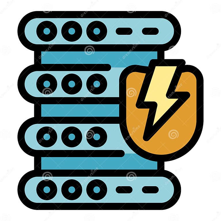 Server Security System Protecting Data from Cyber Attack Stock ...
