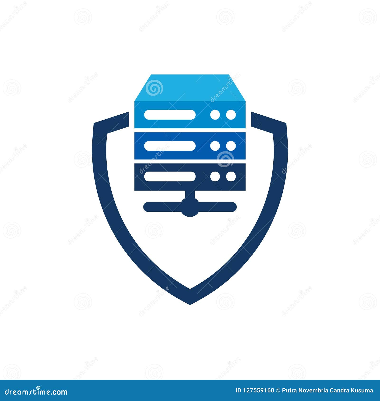 Server Shield Logo Icon Design Stock Vector - Illustration of company ...
