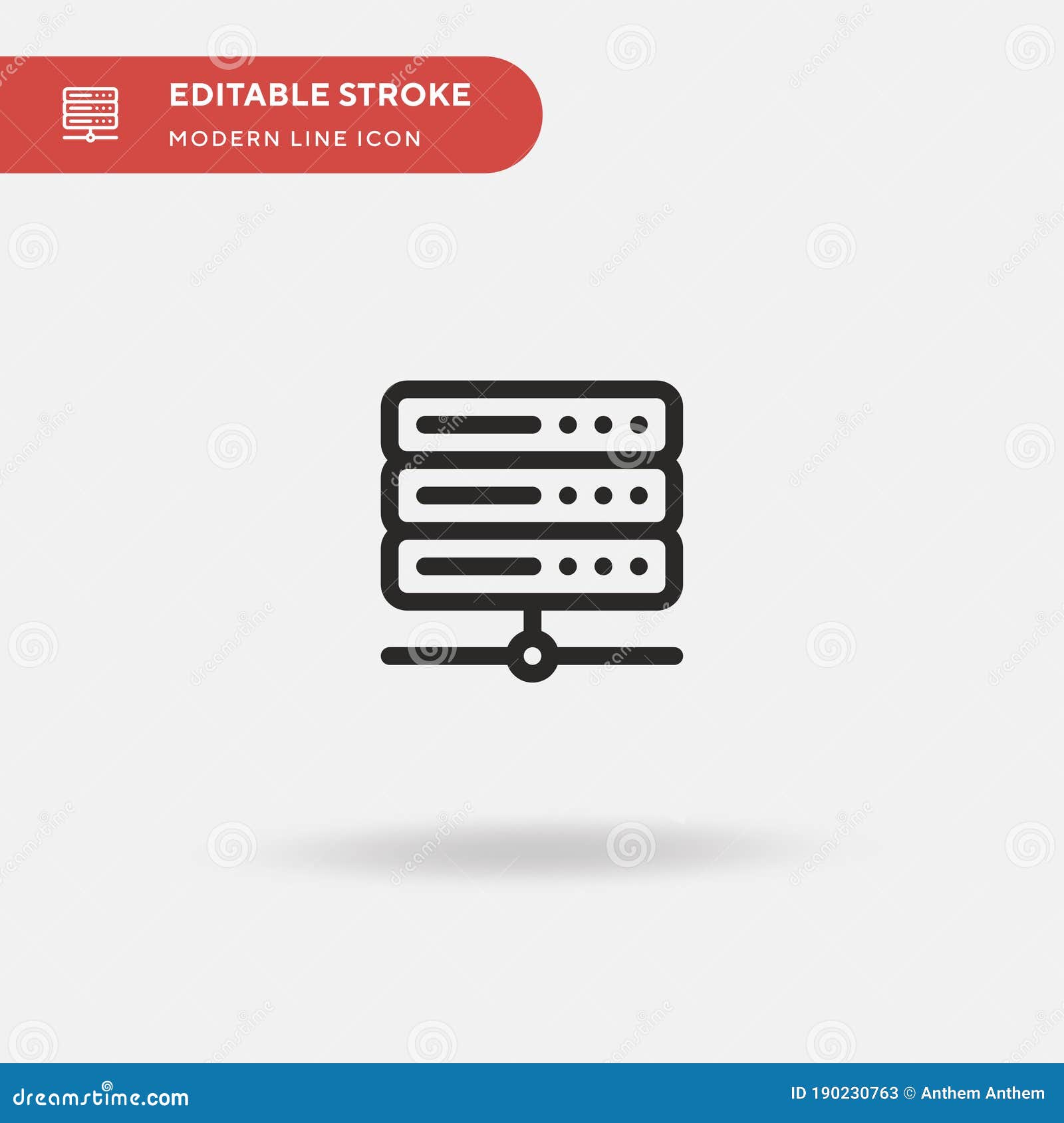 Server Simple Vector Icon. Illustration Symbol Design Template for Web ...