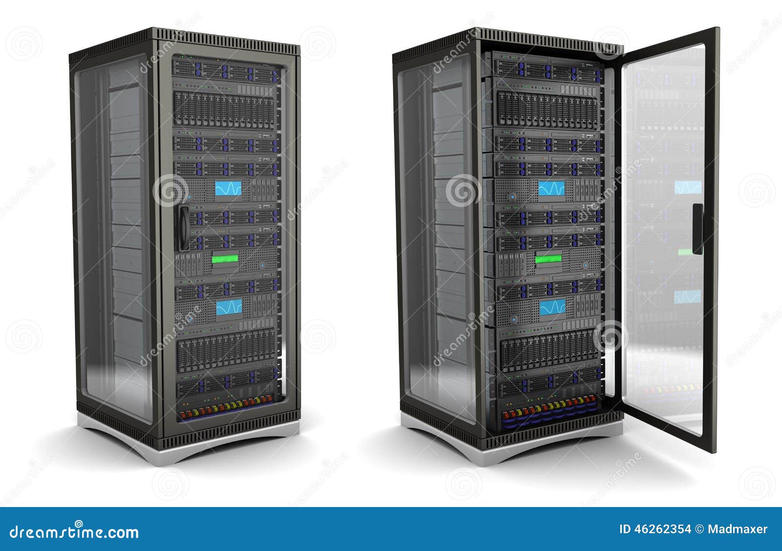 Server stand stock illustration. Image of data, connection - 46262354