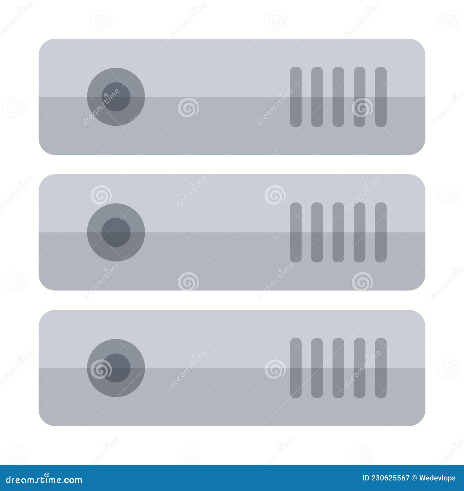 Server Storage Rack-type Image Icon Stock Image - Illustration of type ...