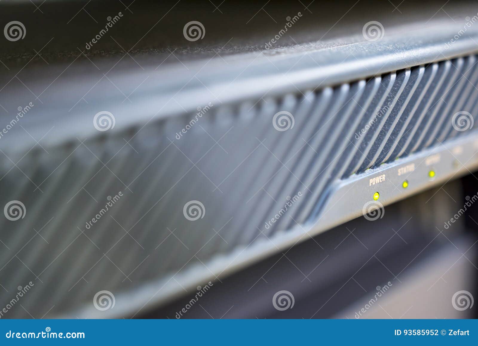 Server Technology in Data Center Firewall Device Stock Photo - Image of ...