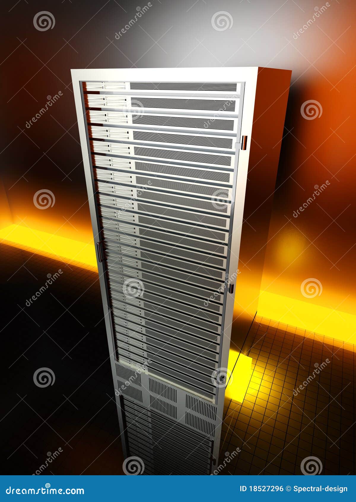 Server Tower stock illustration. Illustration of networking - 18527296