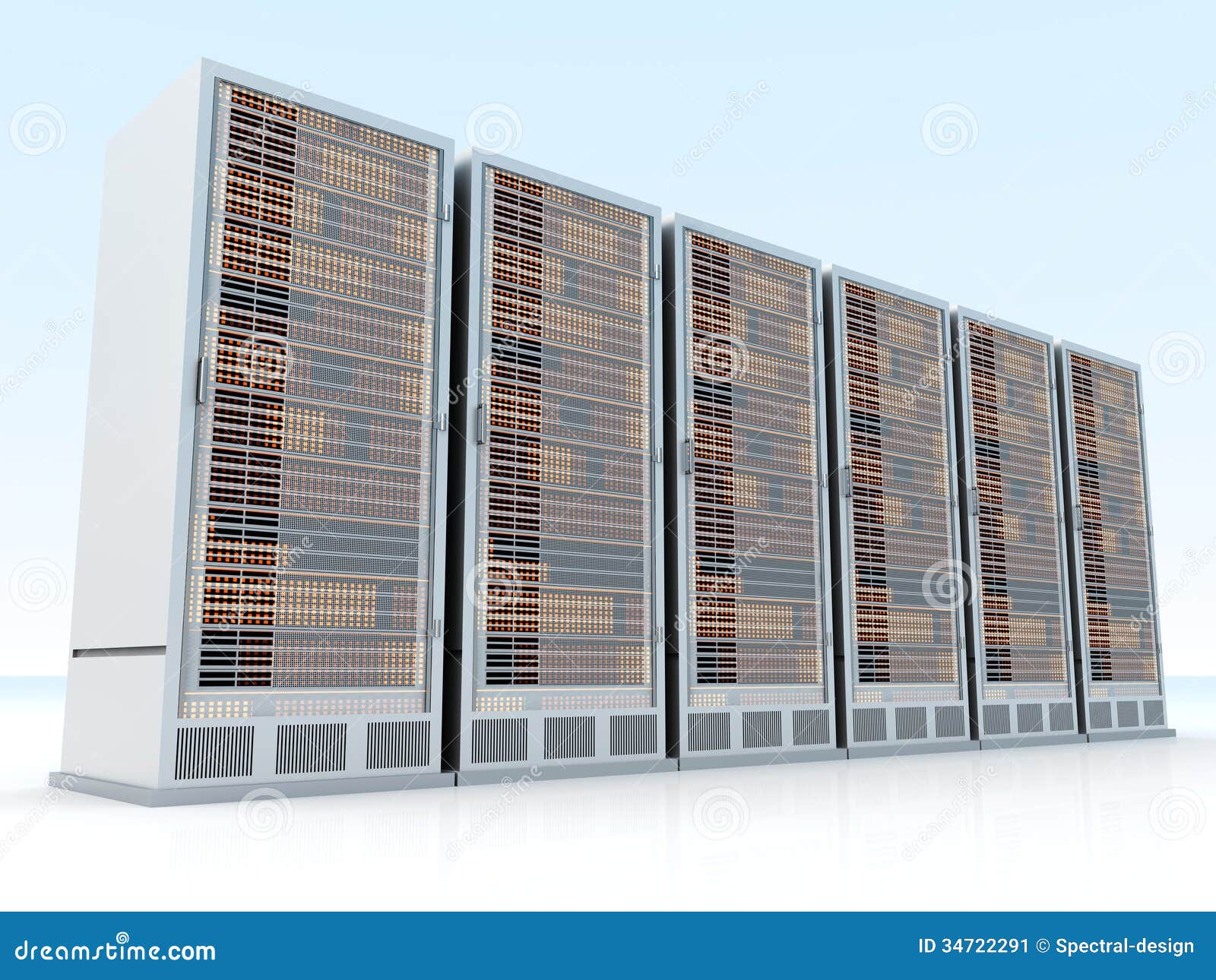 Server Towers stock illustration. Illustration of industry - 34722291