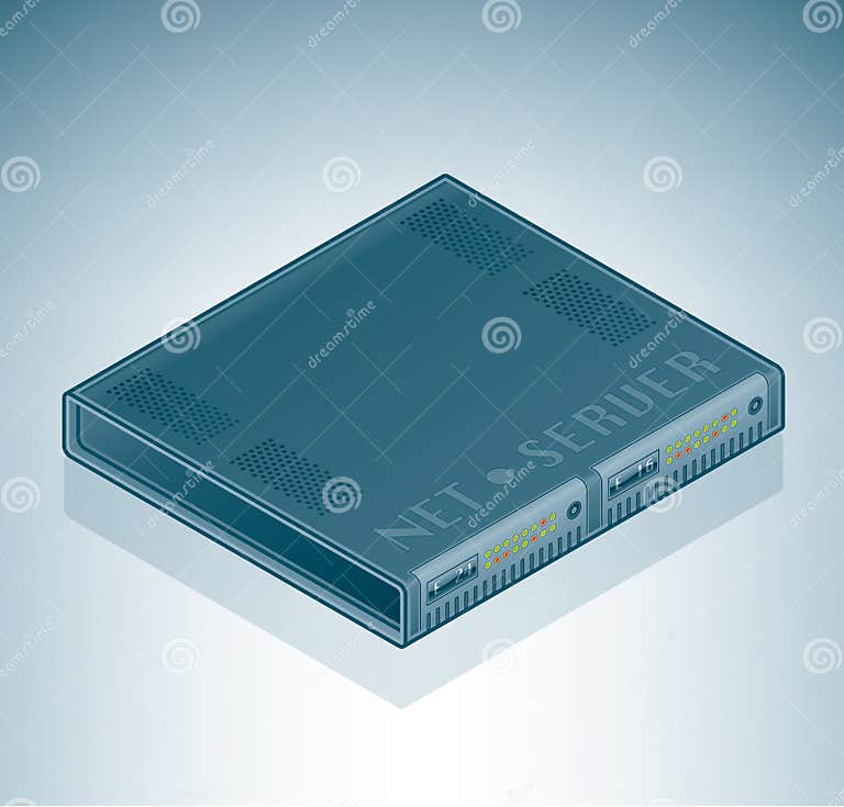 Server Unit stock vector. Illustration of host, unit - 14418293