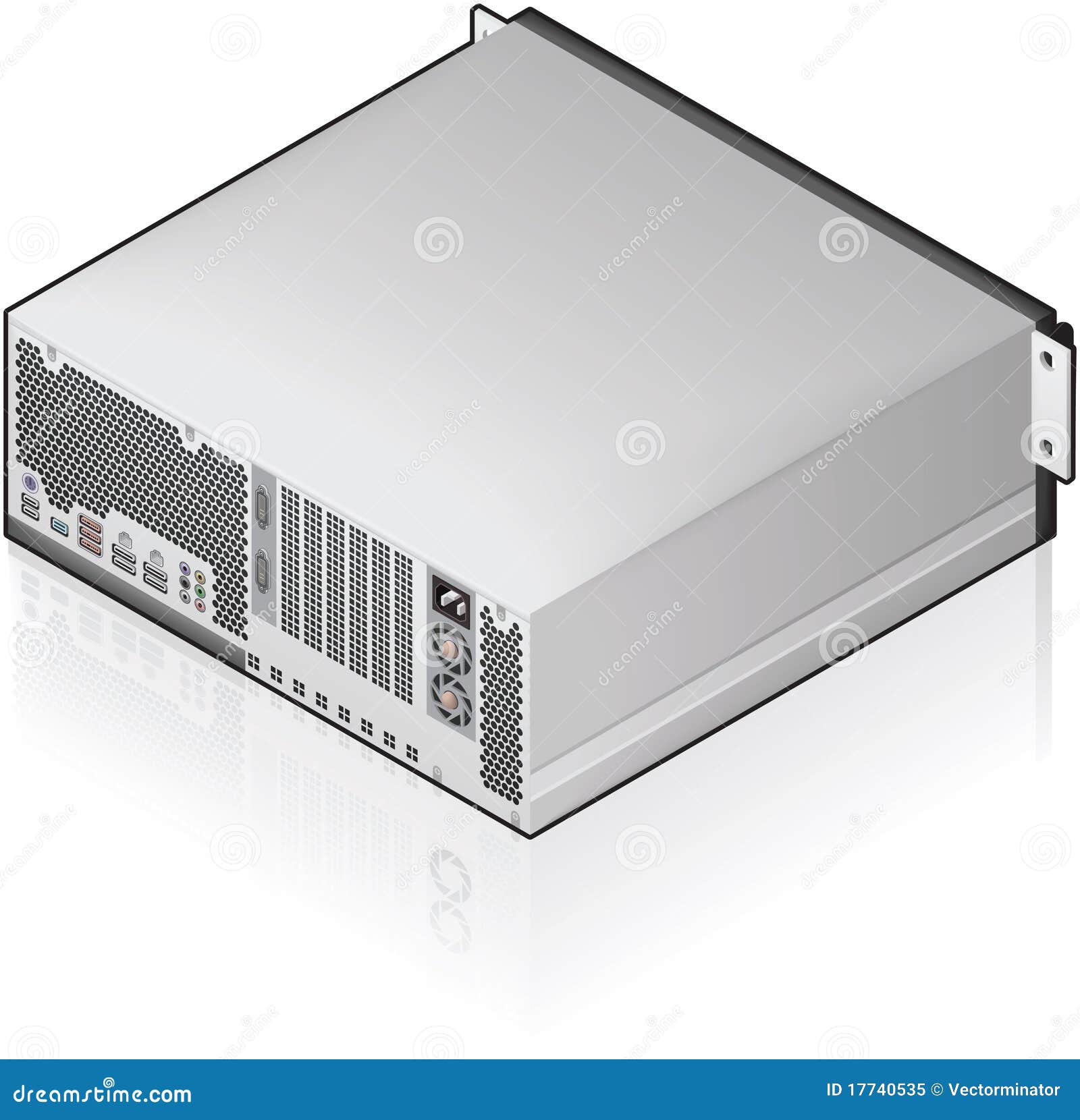 Server Unit stock vector. Illustration of technology - 17740535