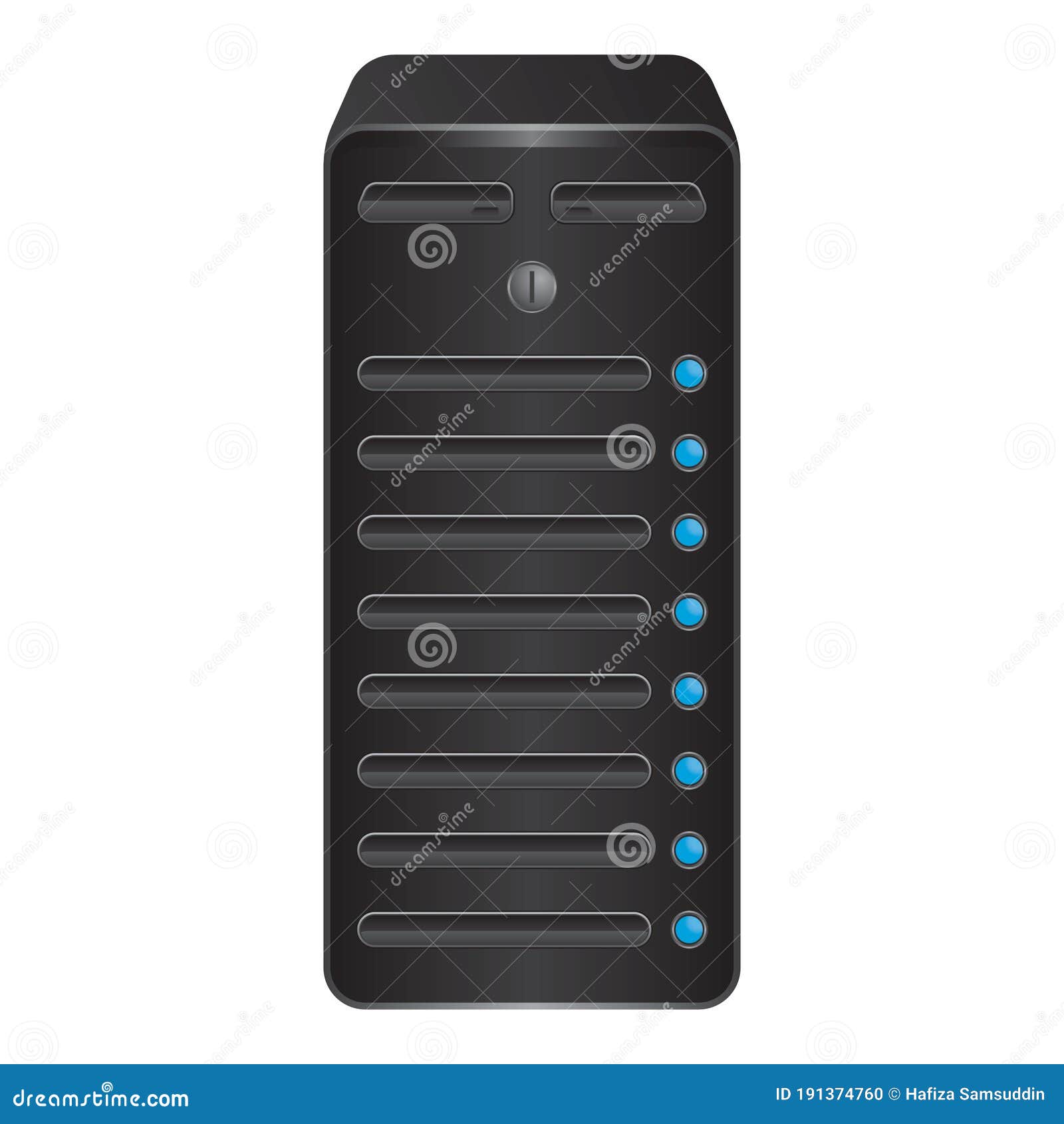 Server. Vector Illustration Decorative Design Stock Vector ...