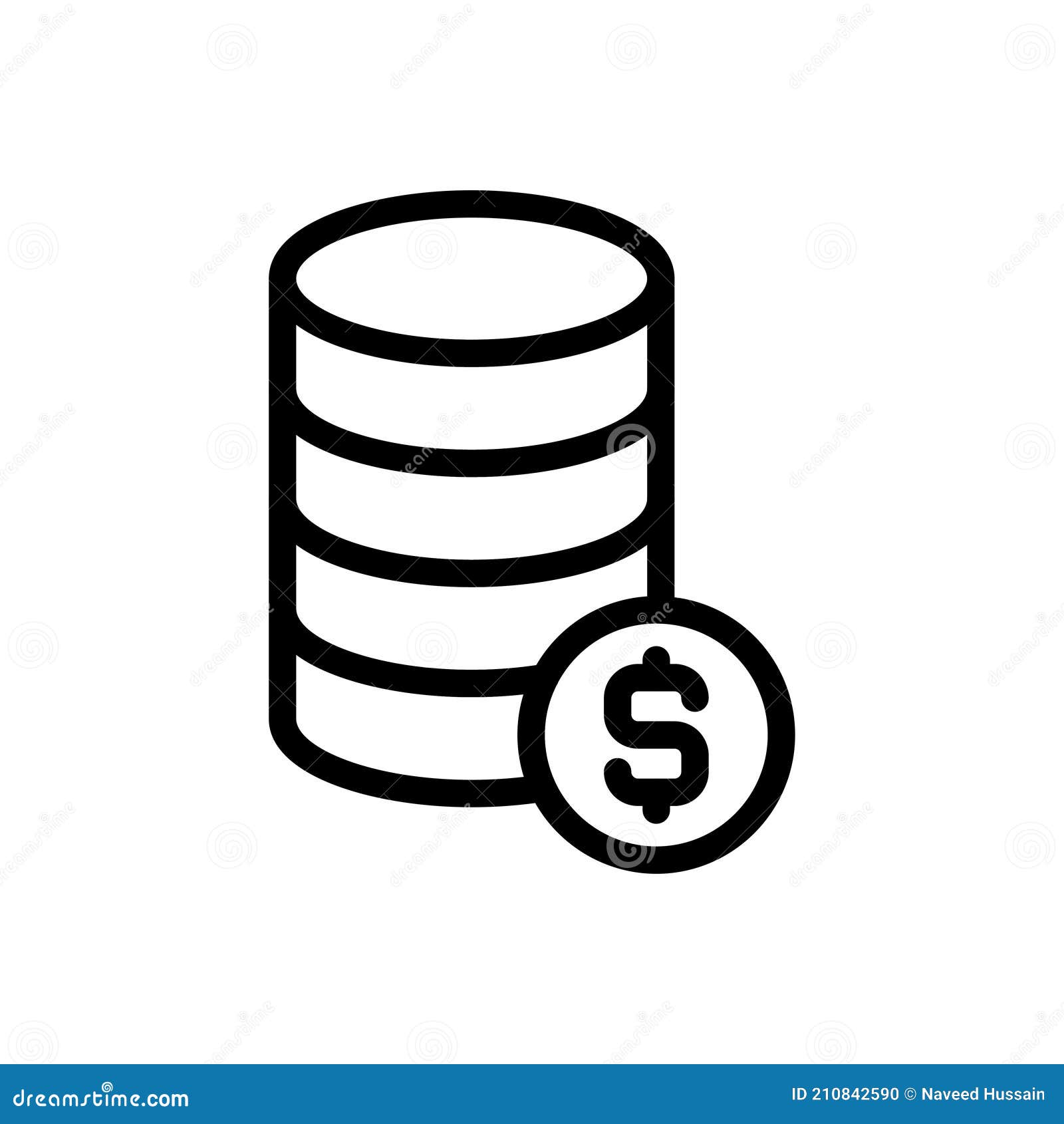 Server stock vector. Illustration of data, access, server - 210842590